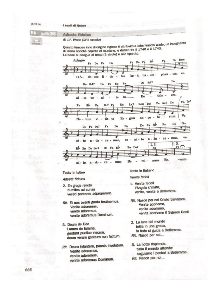 Venite Fedeli | PDF