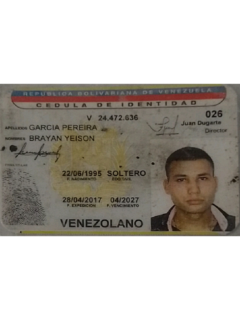 1 cedula de brayan | PDF