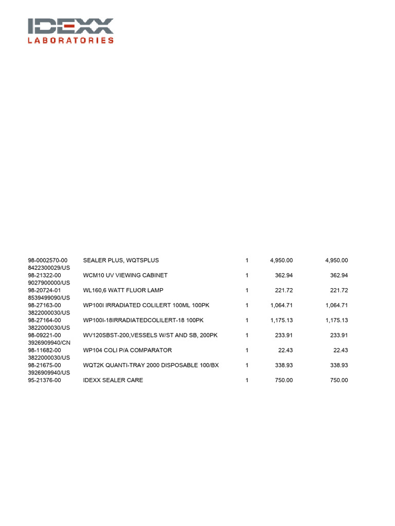 IDEXX | PDF | Technology & Engineering