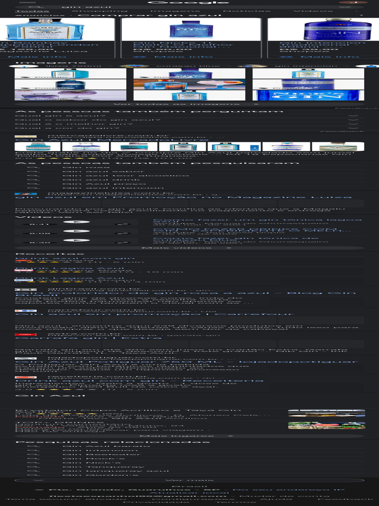 Gin Azul - Pesquisa Google | PDF | Gin | Bebida