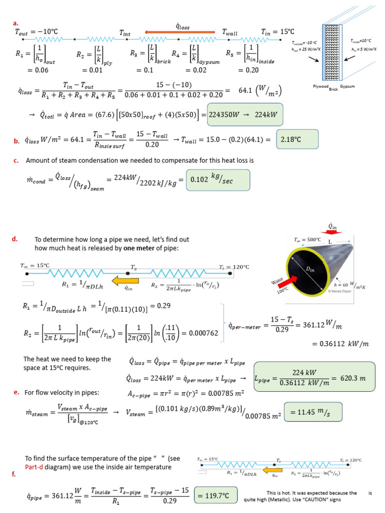 ES3003.24 MidTerm Solutions Complete | PDF | Heat Transfer | Physical Chemistry