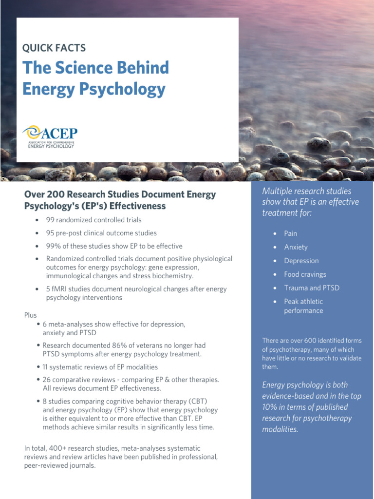 Science Behind Energy Psychology Quick Facts - August 2024 | PDF ...