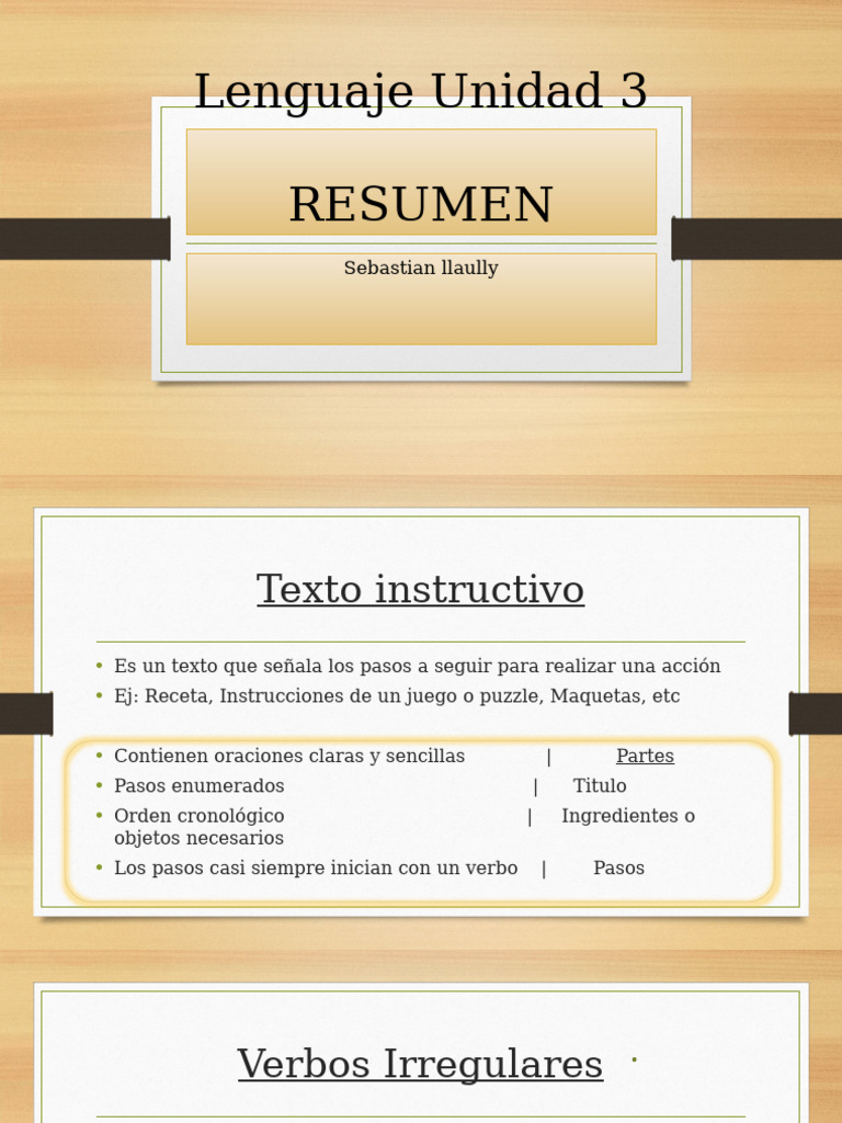 Lenguaje Unidad 3 | PDF | Crecimiento personal y profesional