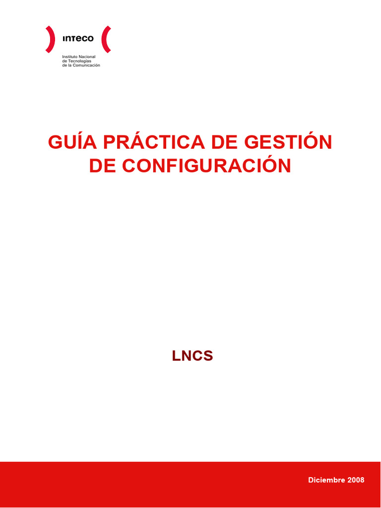 IS-TEOR-CM02 Guia Practica Gestion Configuracion v1 01 | PDF | Software | Itil