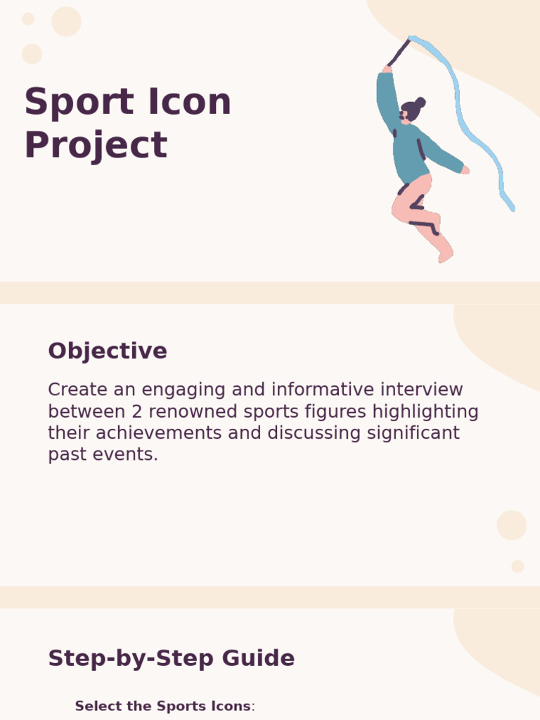 Sport Icon Project | PDF | Career & Growth