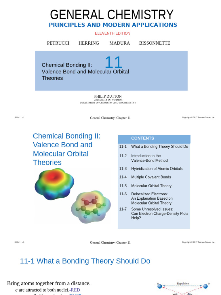 4 Petrucci 11e PPT ch11 | PDF | Molecular Orbital | Chemical Bond