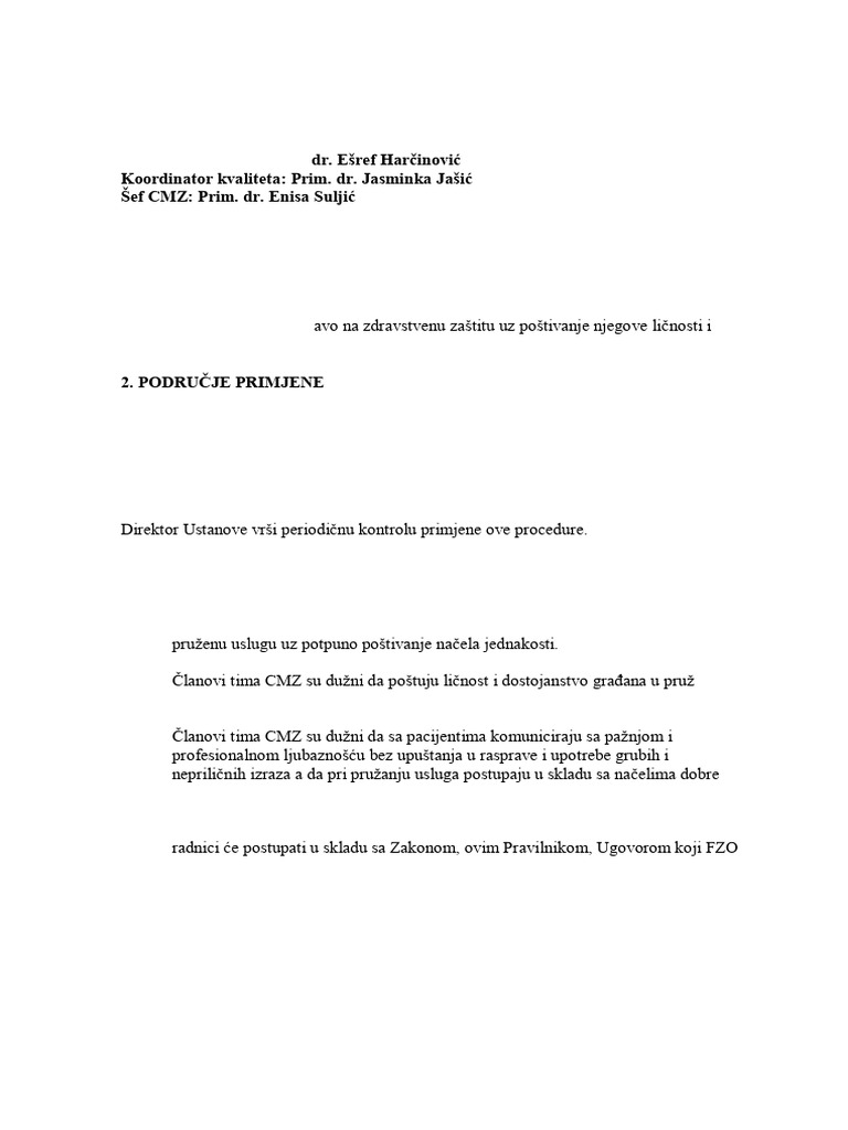 5 Procedura Zalbi Srebrenik | PDF