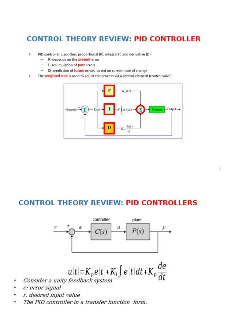 Section 3 Lec 29 - PID Controller | PDF | Computers
