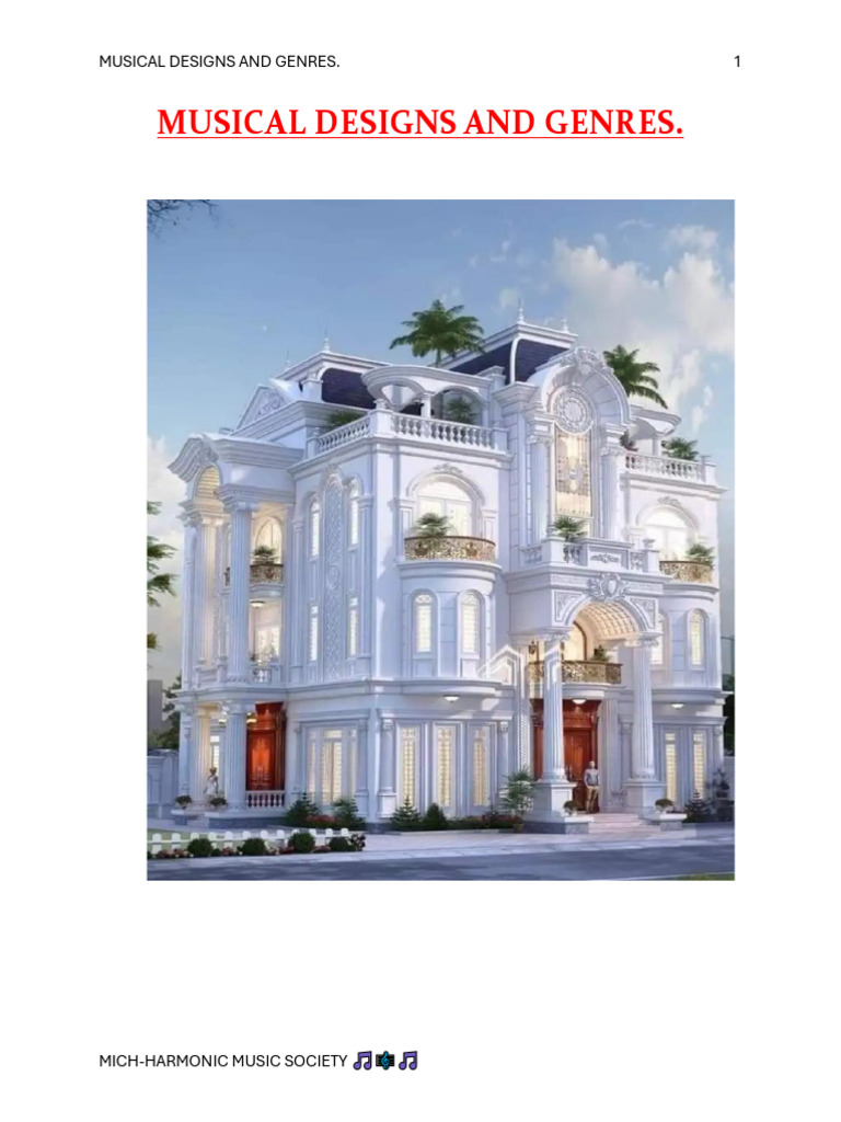 Musical Designs And Genres | PDF | Musical Forms | Musicology