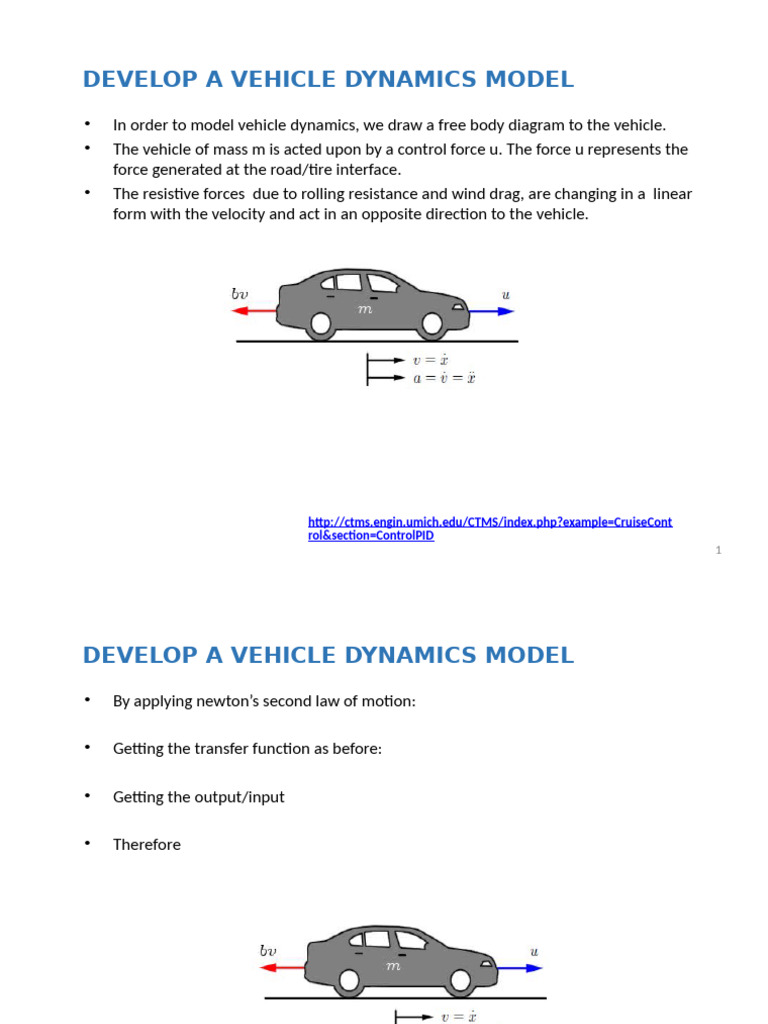 Section 3 Lec 35 - Vehicle Dynamics Model | PDF