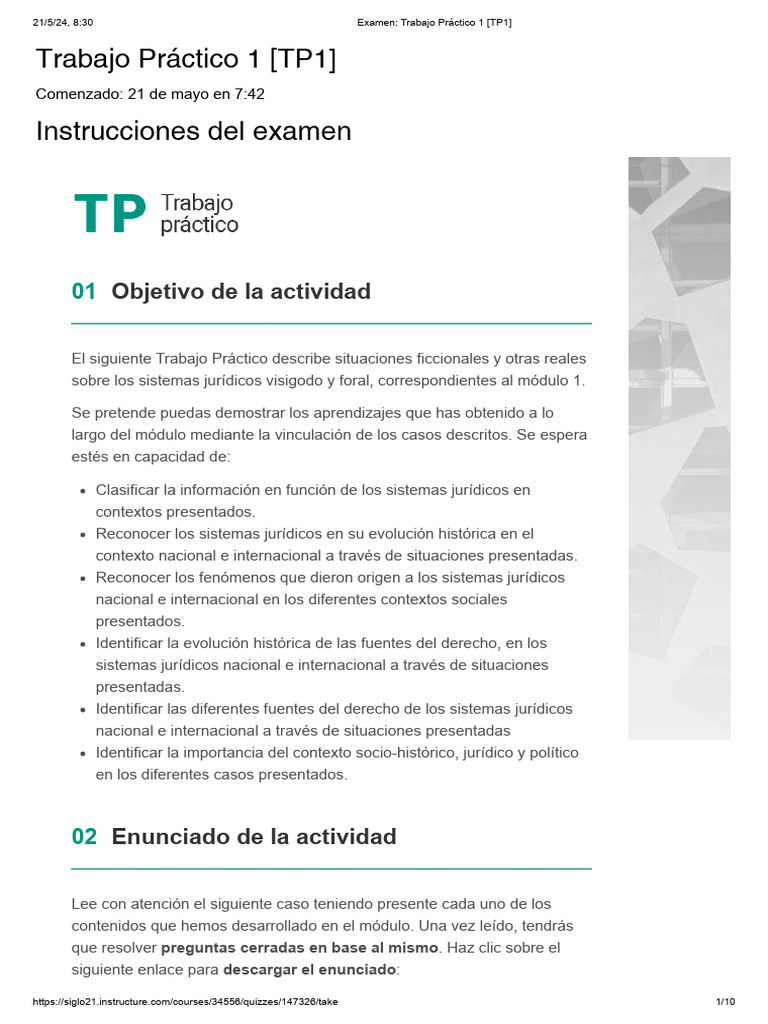 TP 1 95% historia [TP1] | PDF