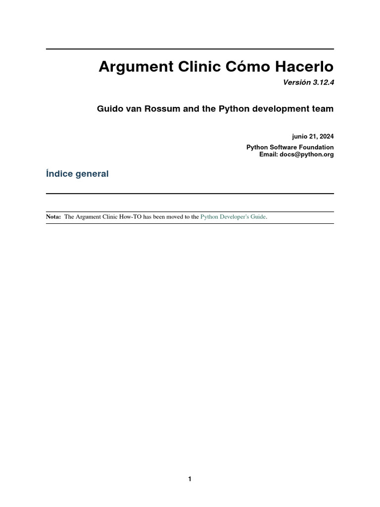 Argument Clinic Cómo Hacerlo | PDF