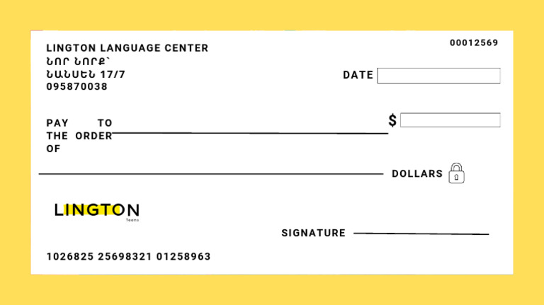 Check For 1000000 Dollars PDF | PDF