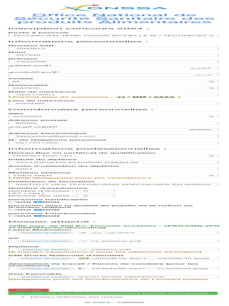 Onssa - RH | PDF | Évolution de carrière