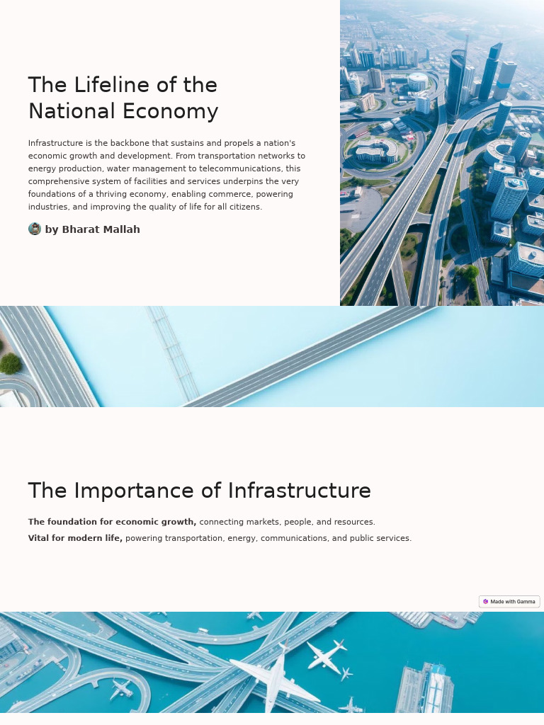 The-Lifeline-of-the-National-Economy | PDF | Infrastructure | Energy ...