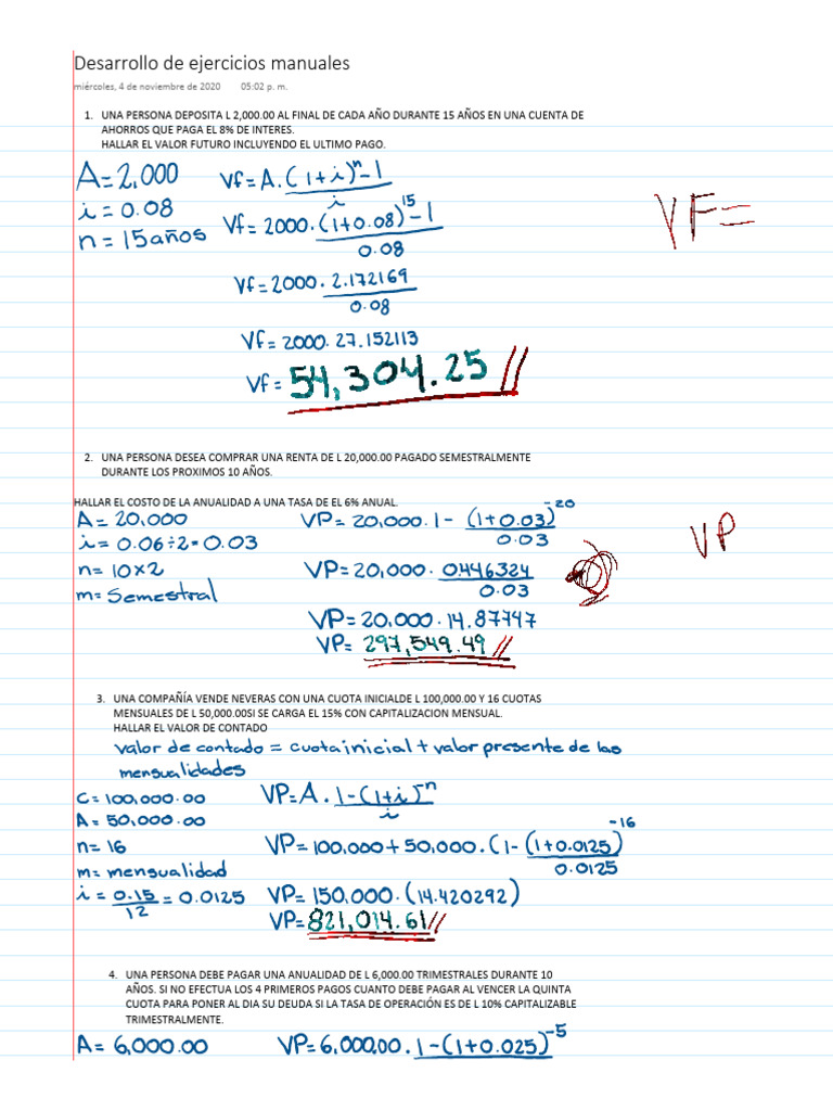 Anualidades v1 | PDF