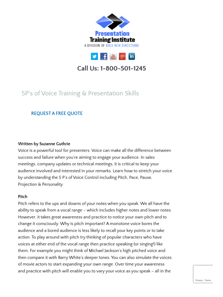 5 Aspects of Vocal Presentation Skills _ Presentation Training ...