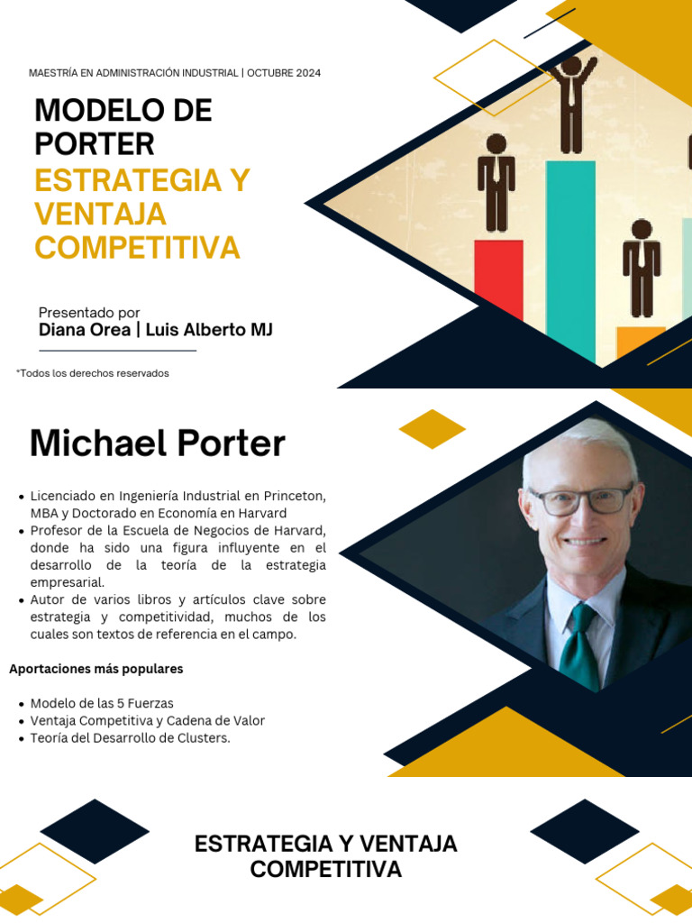 Modelo de Porter - Oct 2024 | PDF | Business | Economias