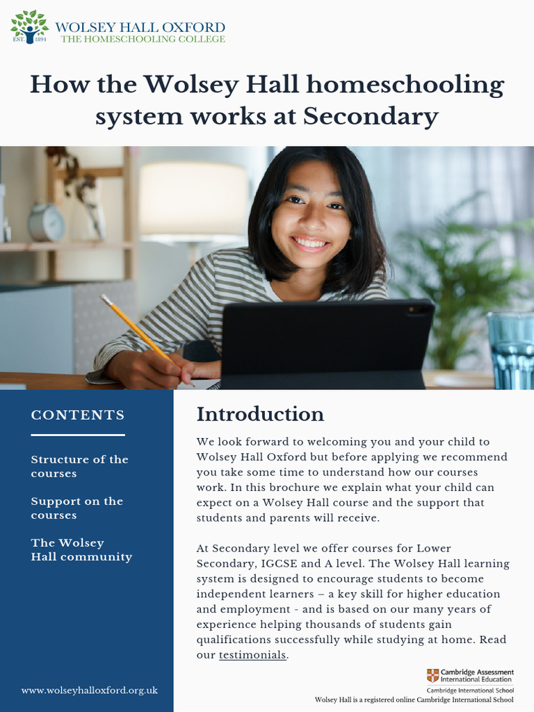 Wolsey Hall Oxford Course Overview | PDF | Educational Technology ...