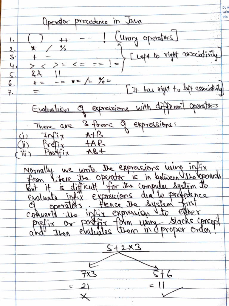 Infix Prefix Postfix Doc 3 | PDF