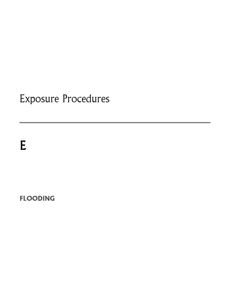Exposure Procedures. | PDF | Behaviour Therapy | Phobia