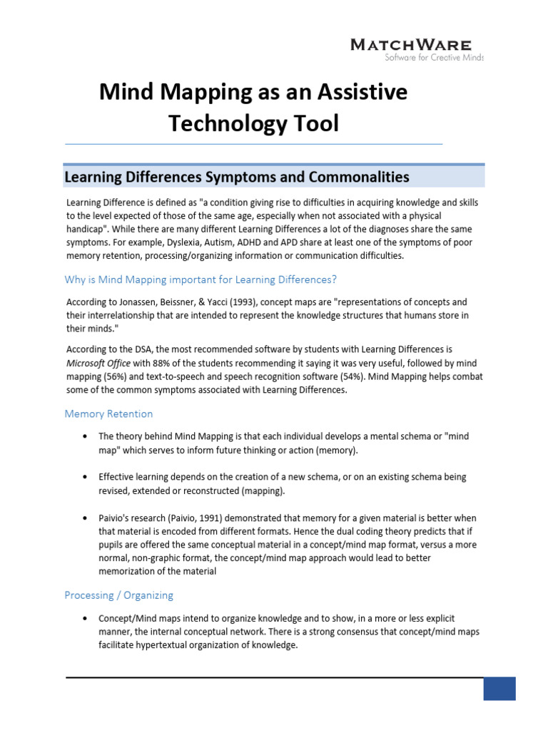 Mind Mapping | PDF | Learning Disability | Mind
