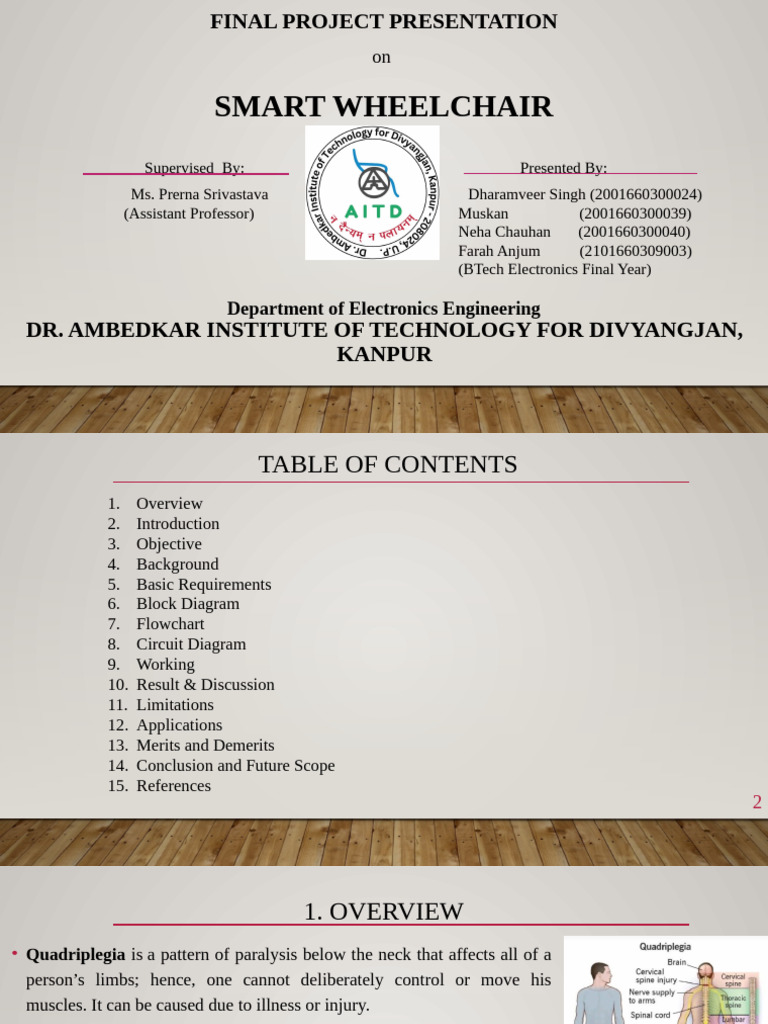 Group11 Smart Wheelchair | PDF | Arduino | Computer Engineering