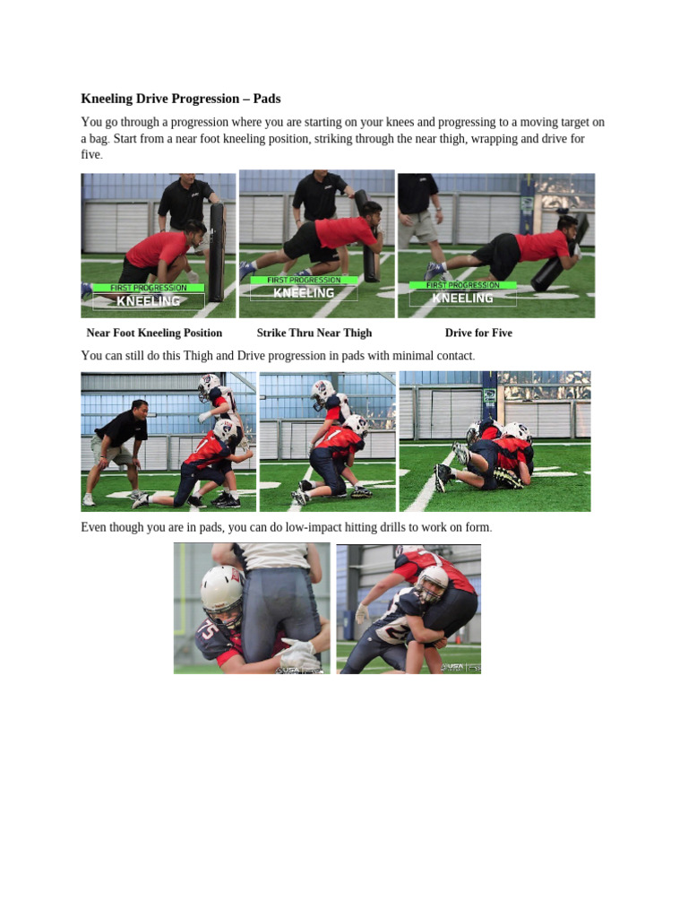 Kneeling Drive Progression | PDF