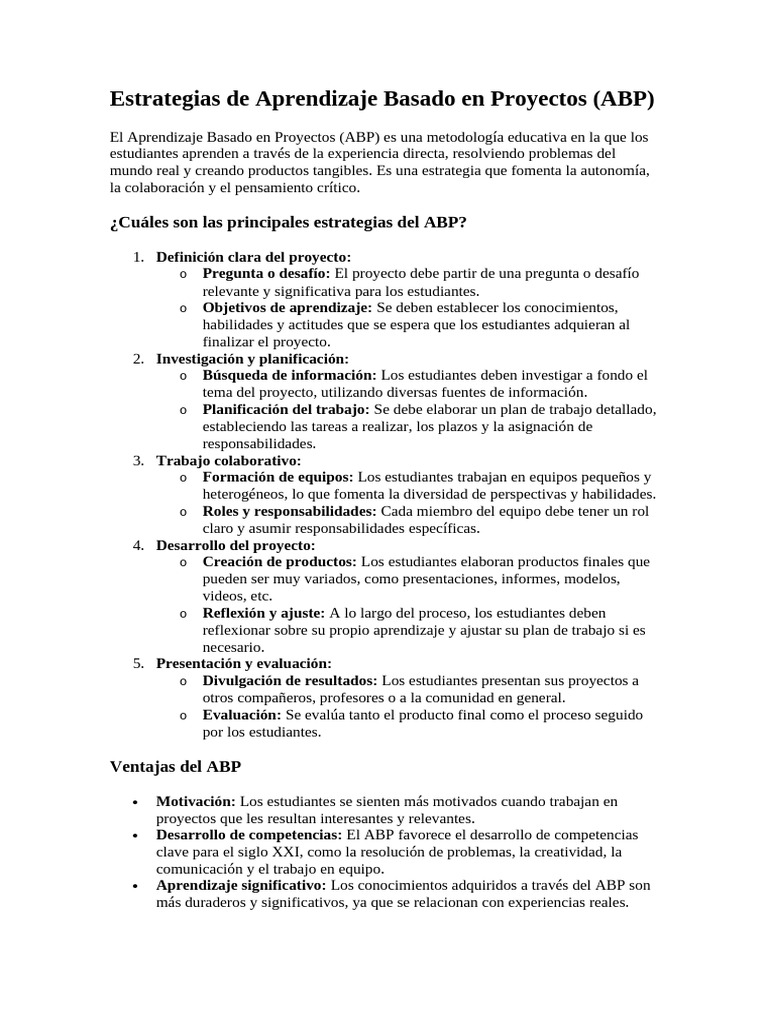 Estrategias de Aprendizaje de Los Métodos Activos UNMSM | PDF ...
