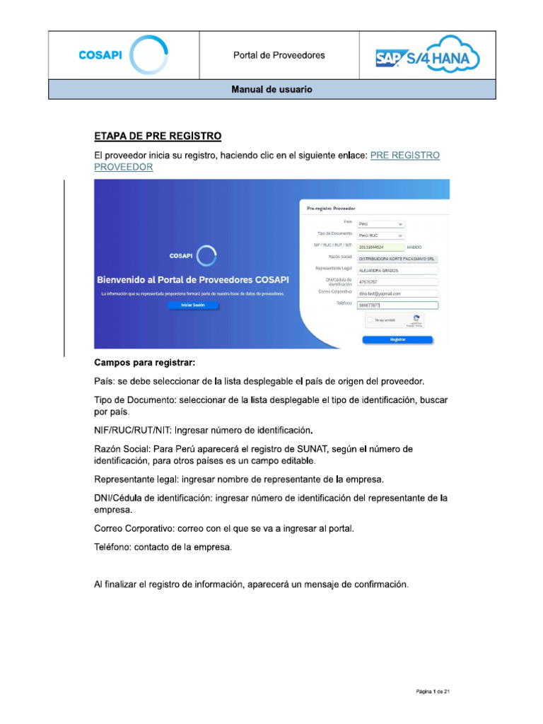 Manual Aprobador - Portal de Proveedores v2 | PDF
