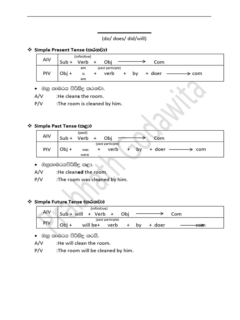 Present Tenses New | PDF | Grammatical Tense | Semantic Units