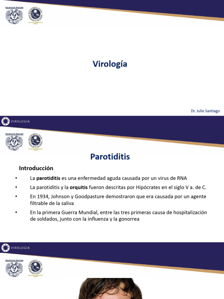 6.4 Virus de La Parotiditis | PDF | Enfermedades y trastornos ...
