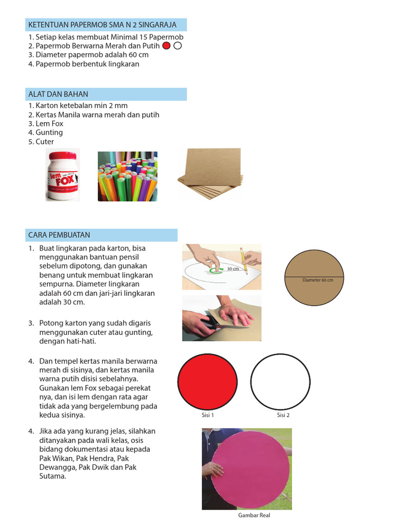 Cara Pembuatan Papermob | PDF