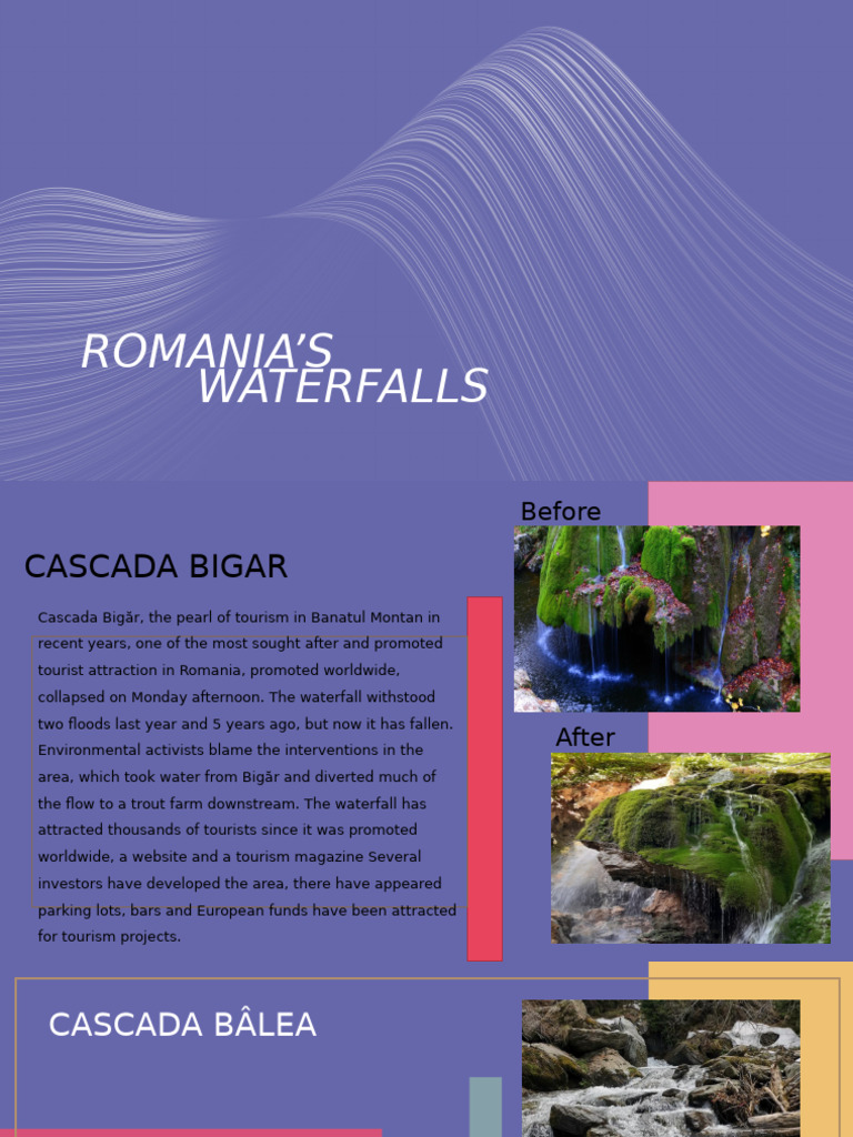 Romania's Iconic Waterfalls Overview | PDF