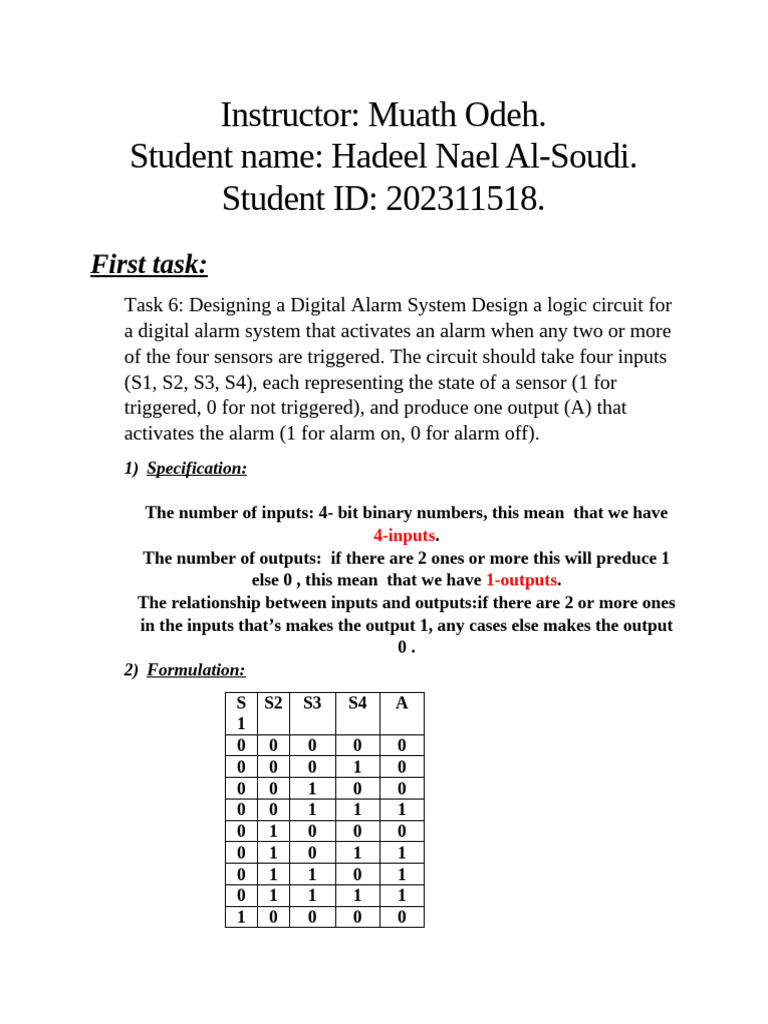 TASK 1 | PDF | Computer Engineering
