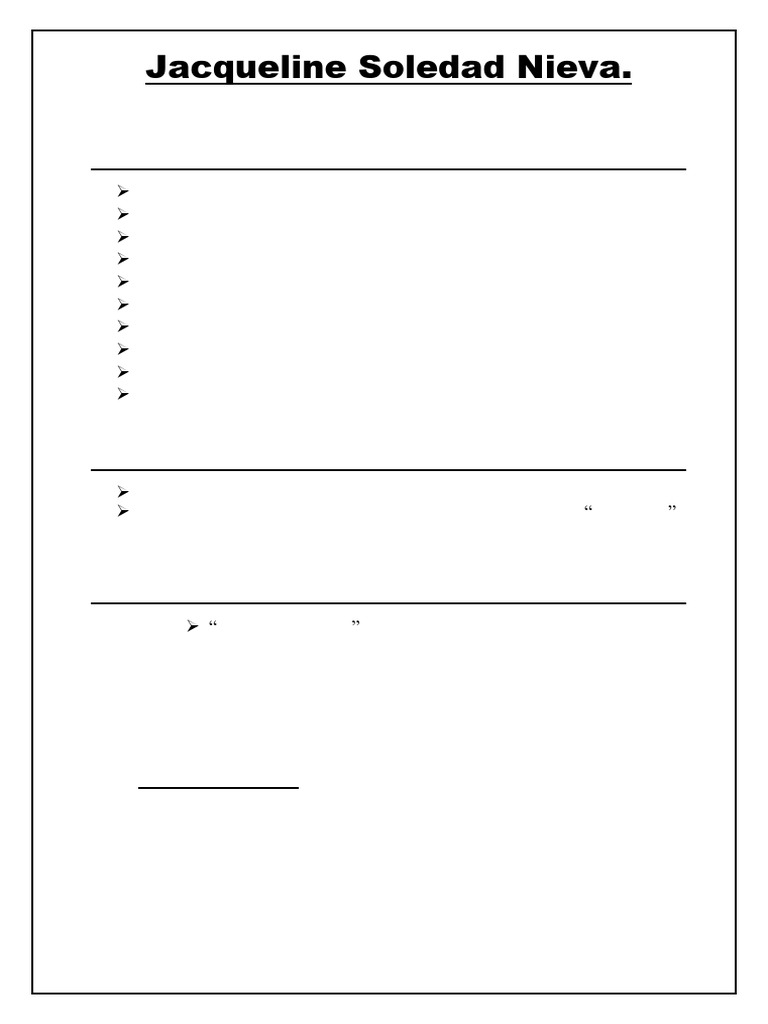 CV Jacqueline Soledad Nieva.-2 | PDF | Ciencias sociales