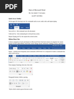 MS Word Ribbon Guide for Exams | PDF