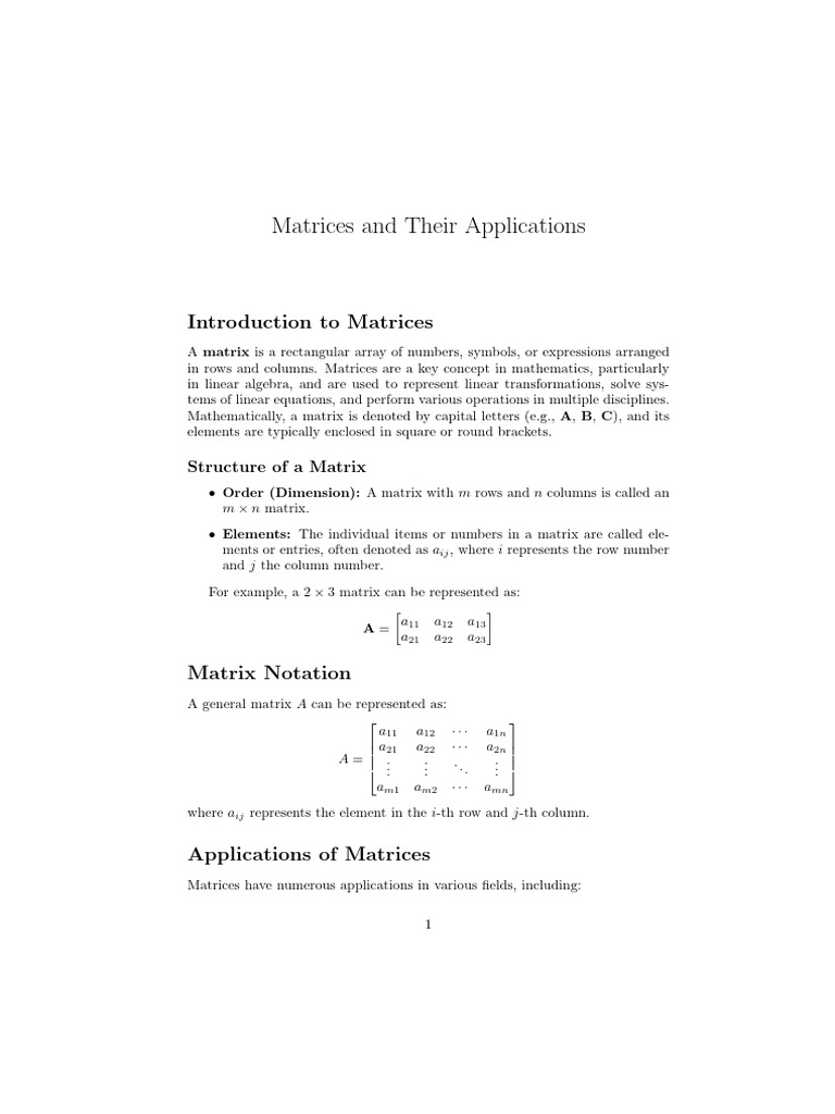 Unit - 1 - Class - Notes - Mathematical - Foundation - in - Computer ...