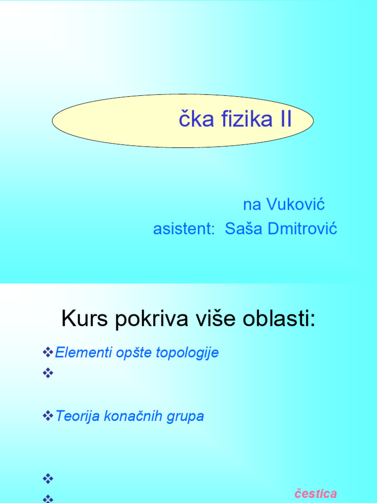 01 Matematic48dka Fizika II | PDF