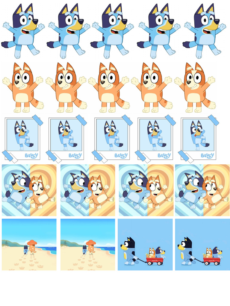Stickers Bluey | PDF