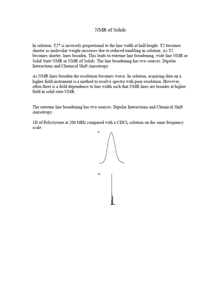 Nmr Class Lecture 16 Pdf Nuclear Magnetic Resonance Relaxation Nmr 8472