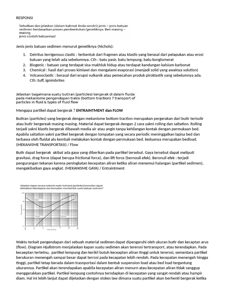 Mekanisme Transportasi dan Sedimen | PDF