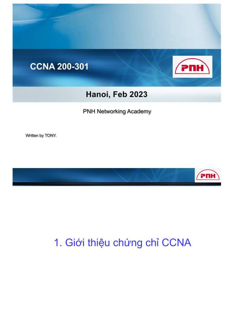 Session-01. CCNA Presentation Overview | PDF