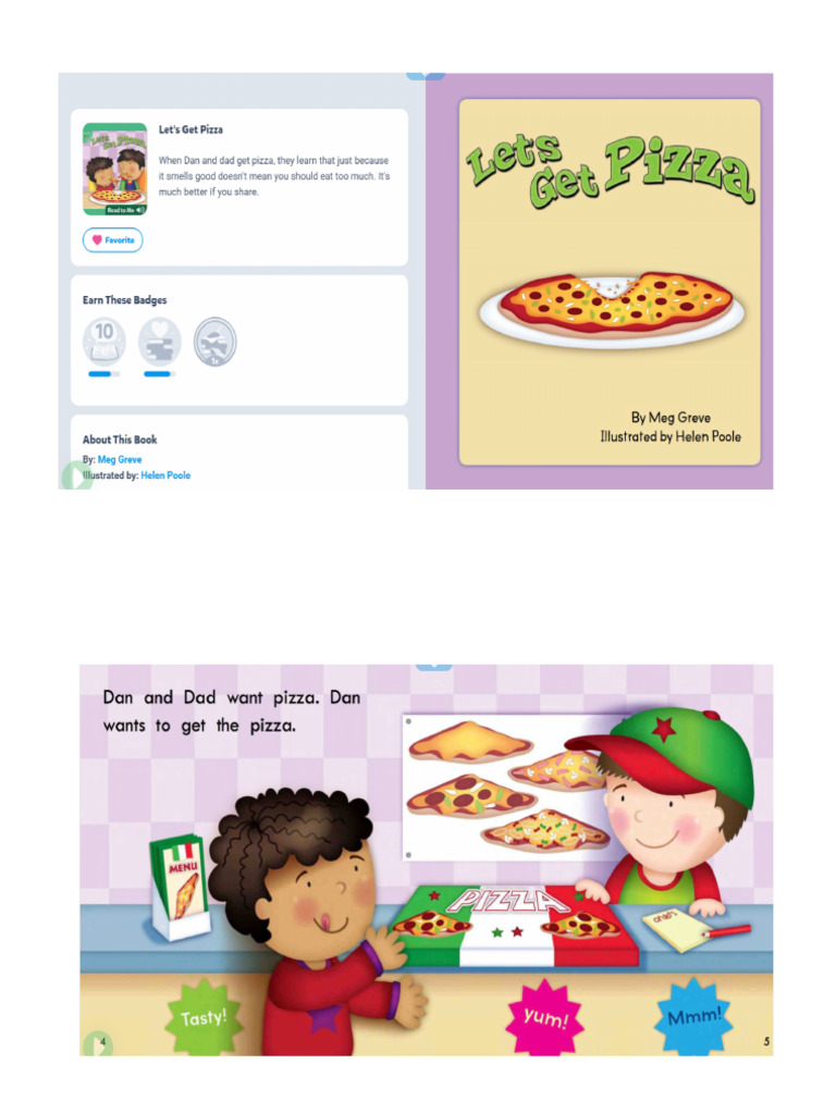 Lets Get Pizza - Book | PDF