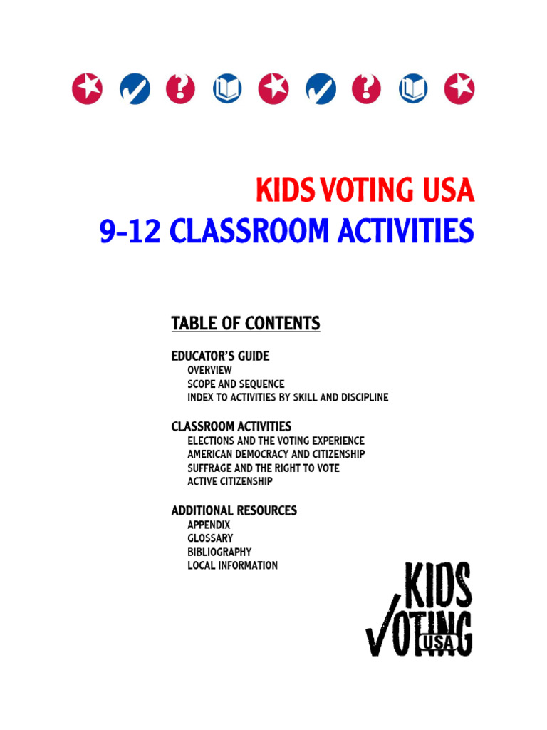 9-12 Curriculum | PDF | Elections | Voting