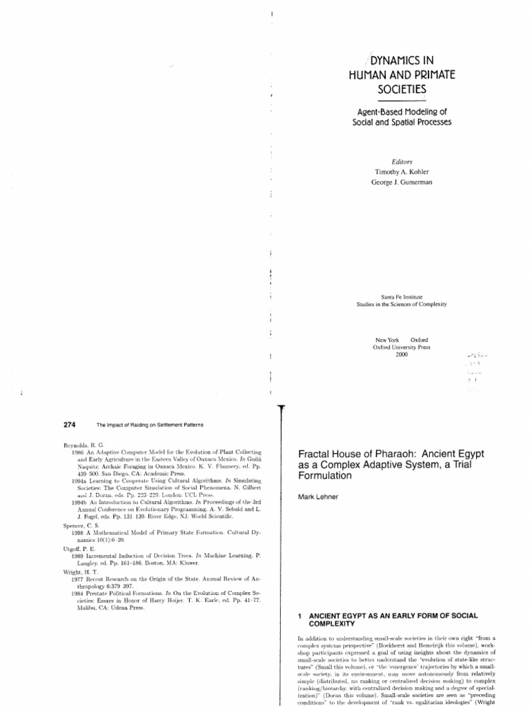 Lehner Fractal - House - of - Pharaoh - Ancient - Egypt - A | PDF