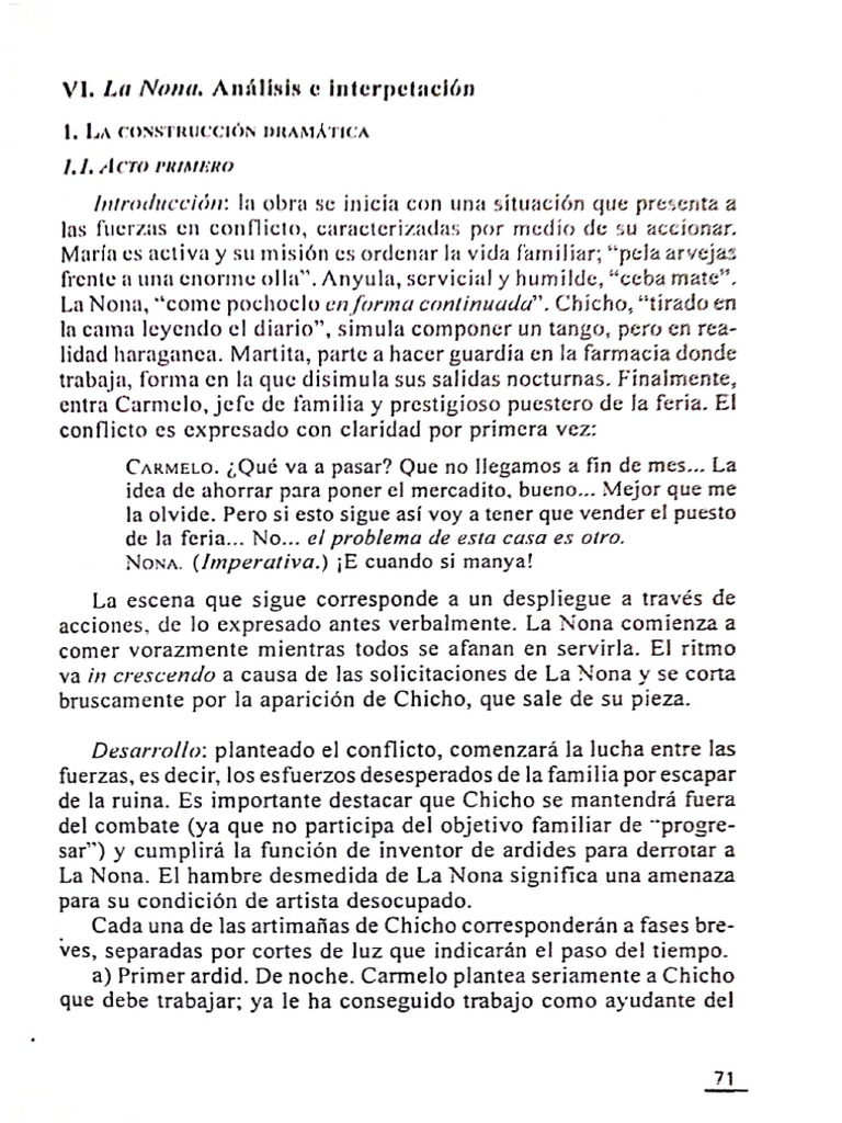 Análisis de La Nona | PDF