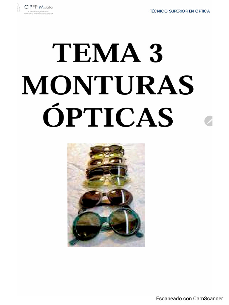 Monturas Opticas | PDF
