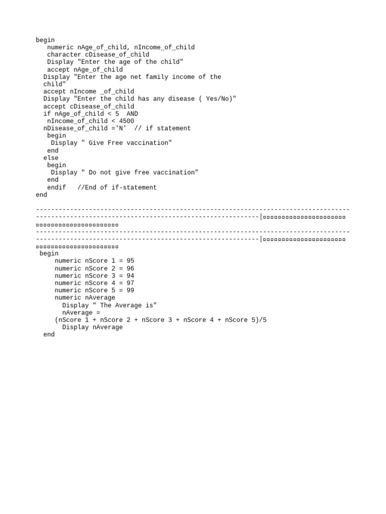 vaccination pseudocode | PDF