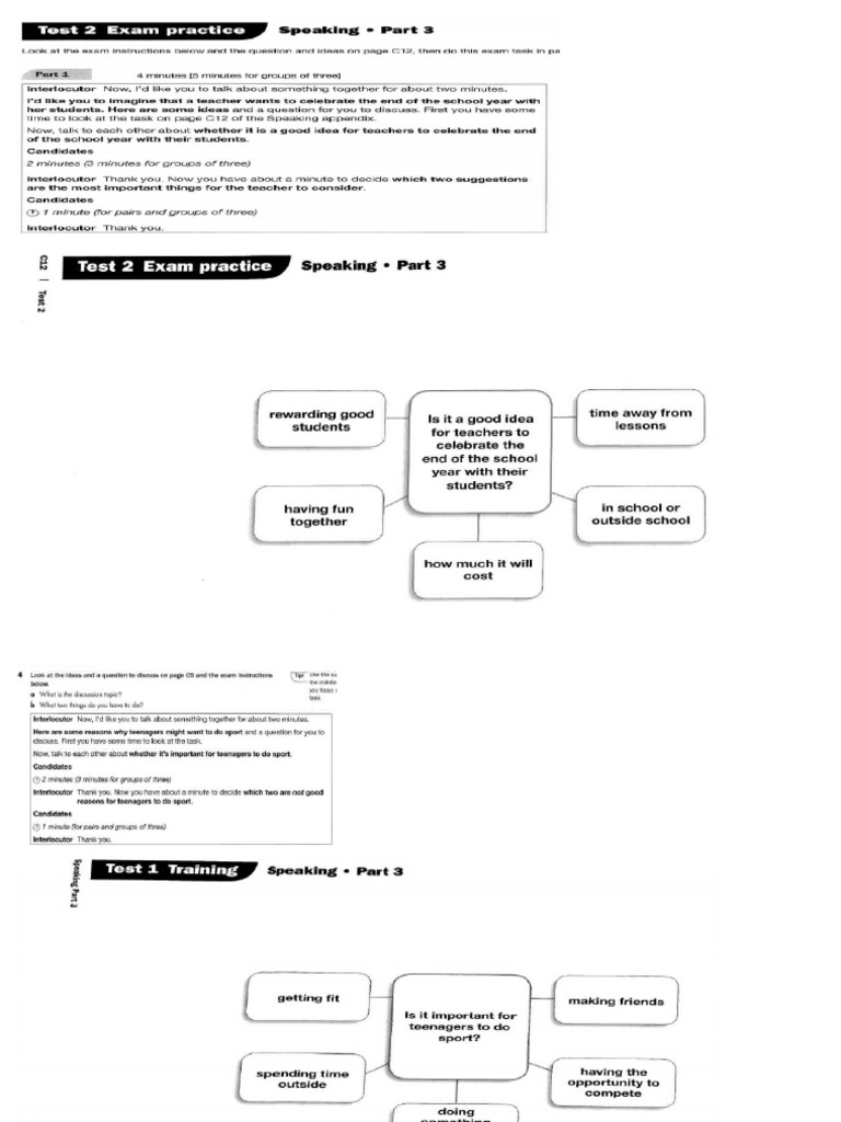 Speaking Part 3 and 4 - B2 | PDF
